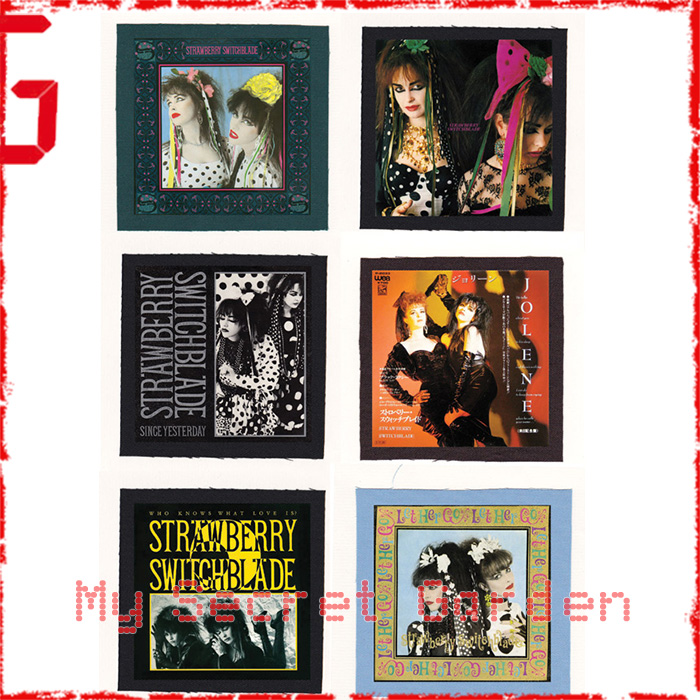Strawberry Switchblade - Cloth Patch or Magnet Set