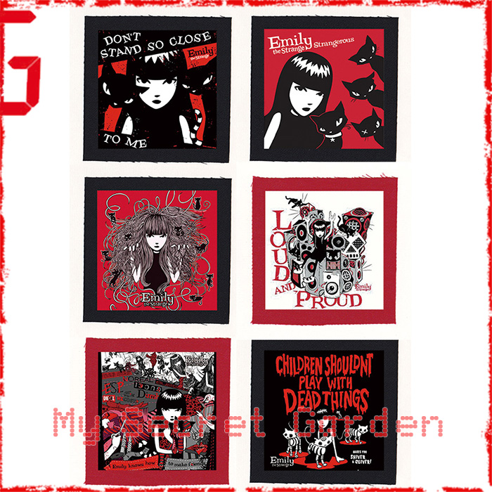 Emily The Strange - Cloth Patch or Magnet Set